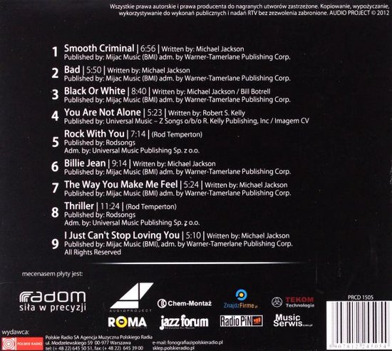 Filipowicz Quintet: Jazz Tribute To Michael Jackson [CD], various ...