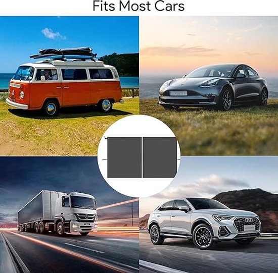 Premium Car sun blind blocks -Premium Auto zonwering blokken 140 x 80 ...