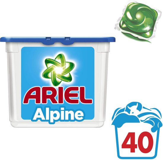 Ariel Excel Tabs Alpine Fresh - 40 wasbeurten - Wasmiddel Tabletten ...