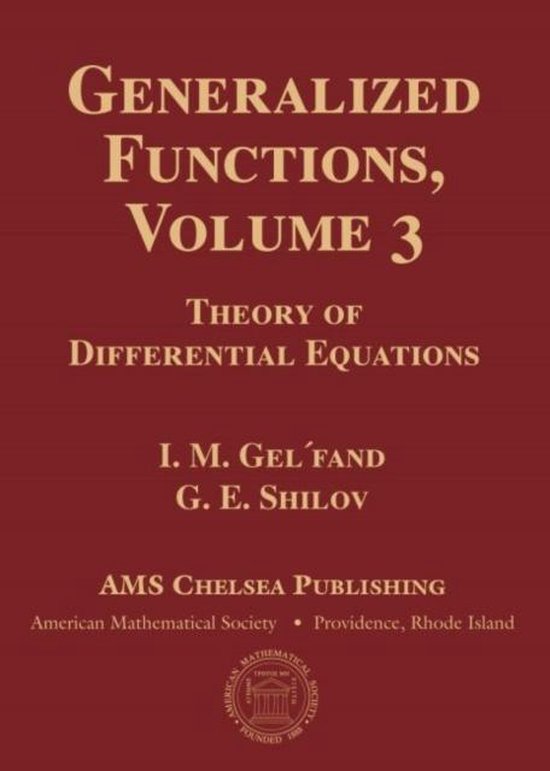 Generalized Functions | 9781470426613 | I.M. Gel'fand | Boeken | bol.com