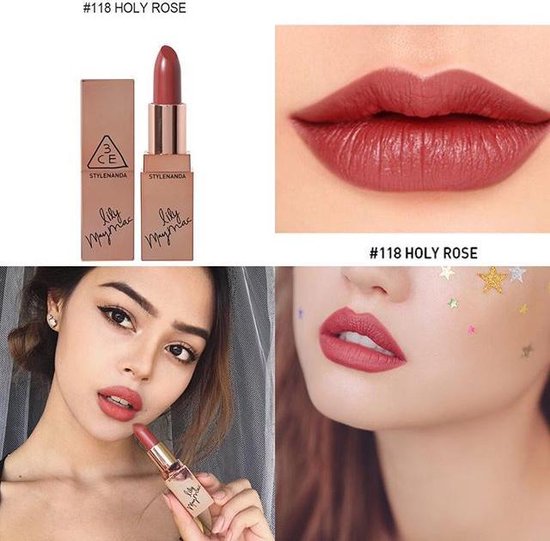 3CE MATTE LIP COLOUR - 118 HOLY ROSE | bol