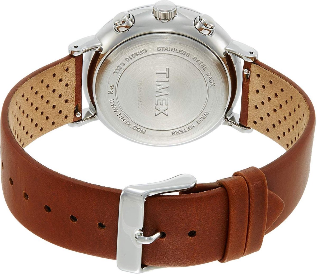 Timex Fairfield Supernova Chronograph TW2R79900 Horloge - Leer - Bruin ...