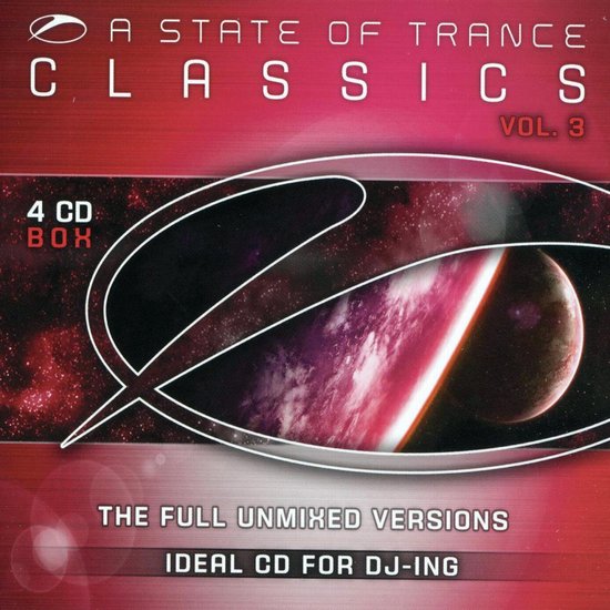 Various Artists - A State Of Trance Classics Volume 3, A State of Trance | Muziek | bol