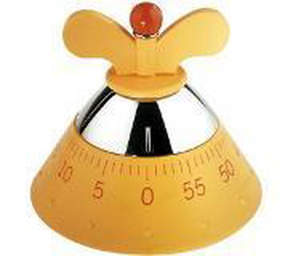 Alessi Kitchen Timer - Kookwekker - Geel | bol.com