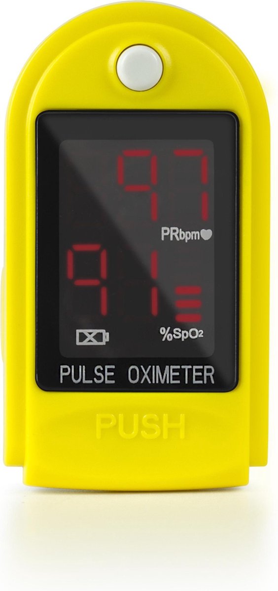 CMS 50DL saturatiemeter - Geel-Wit | bol.com