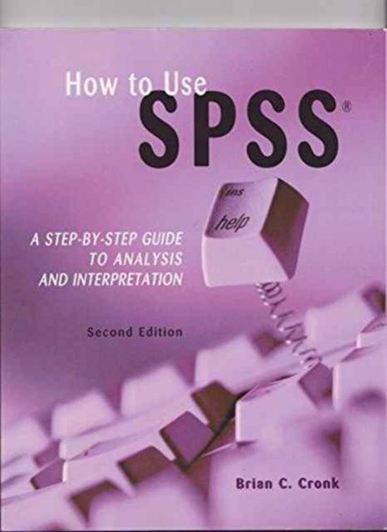 How to Use SPSS | 9781884585425 | Brian C Cronk | Boeken | bol
