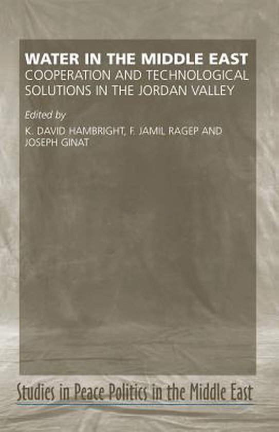 Water In The Middle East | 9781845191221 | K David Hambright | Boeken | bol