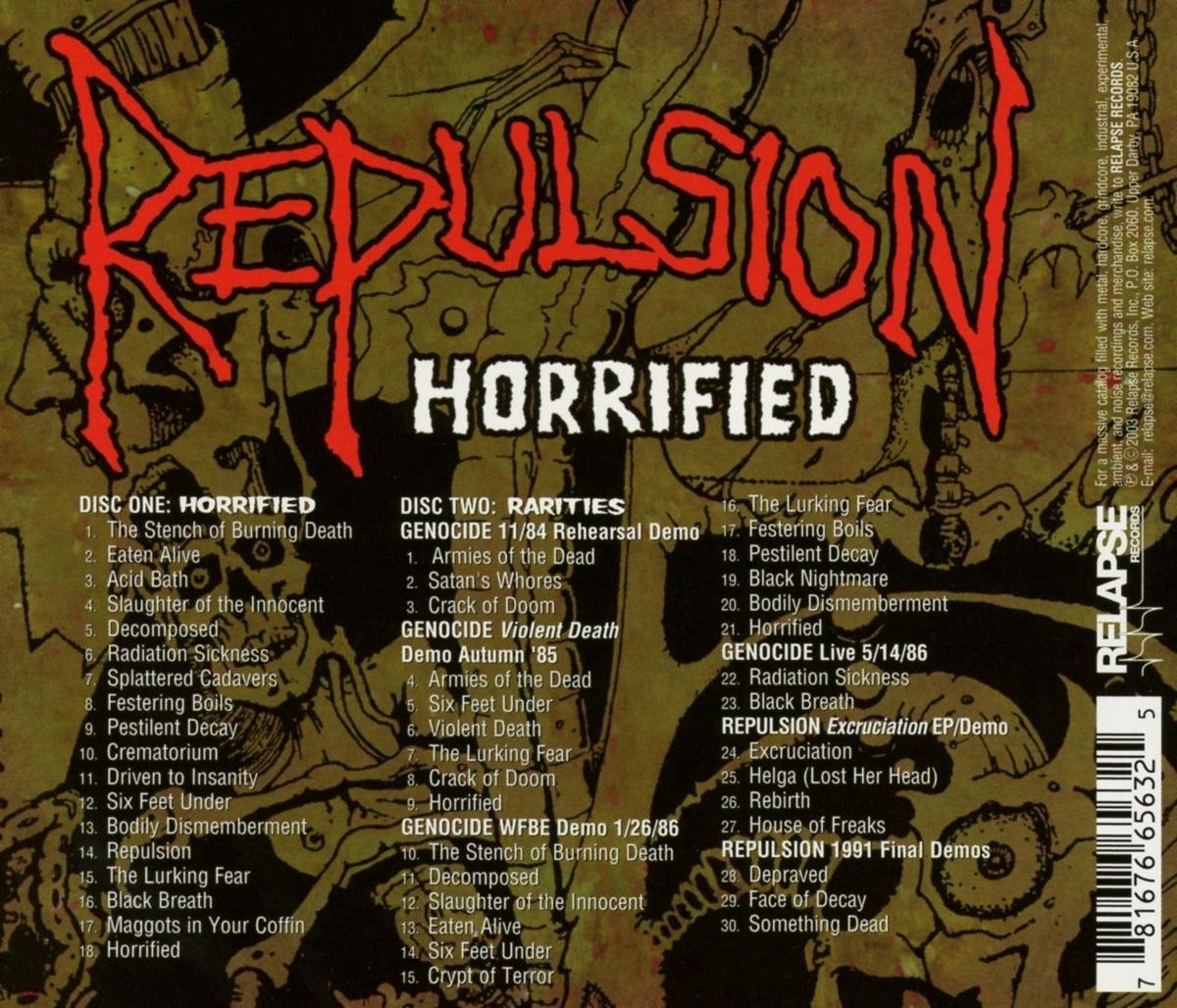 Horrified, Repulsion | CD (album) | Muziek | bol