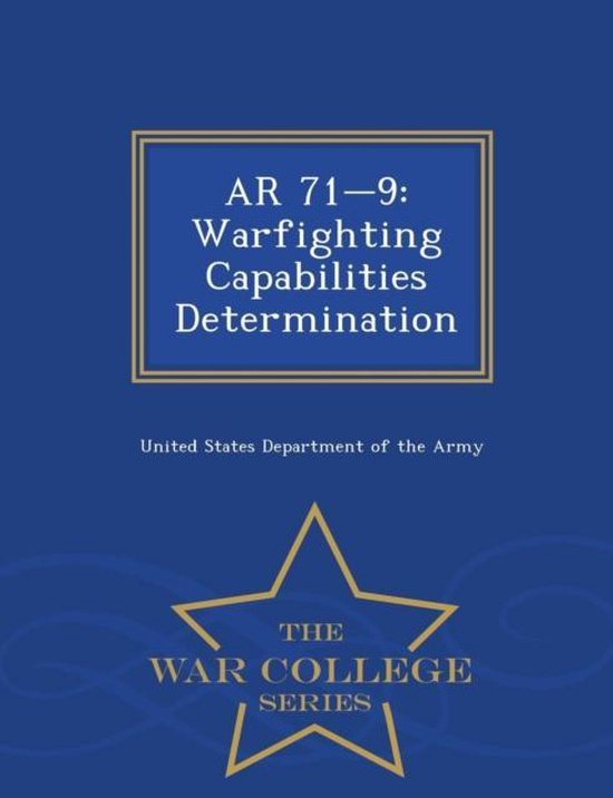 AR 71-9 | 9781298473516 | Boeken | bol.com