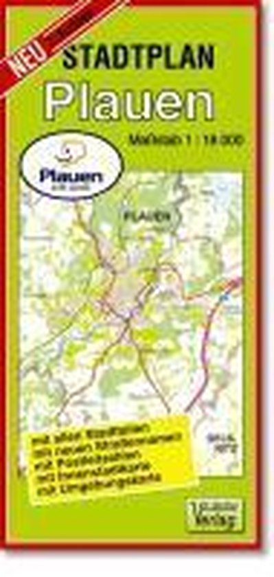 Stadtplan Plauen 1 : 18 000 | bol.com
