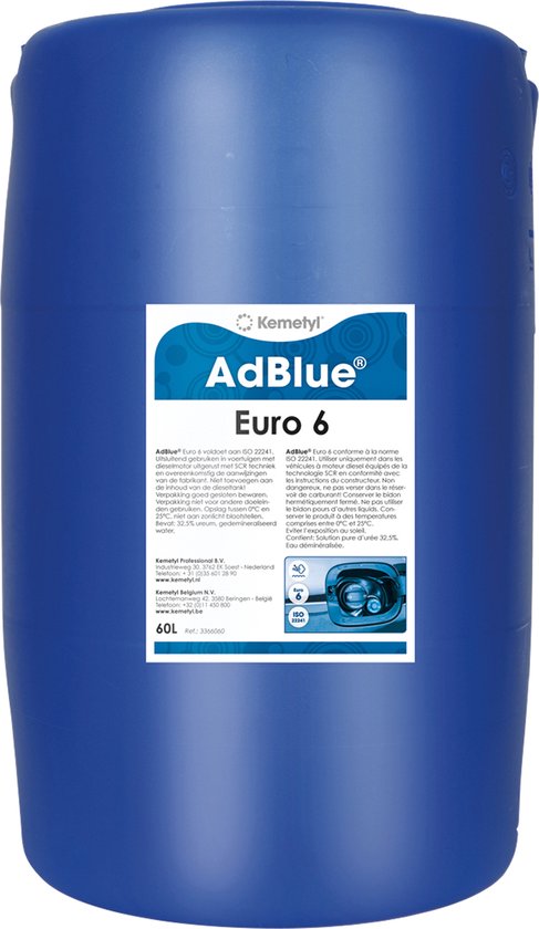 Kemetyl AdBlue Uitstootverminderingsvloeistof 60 liter | bol