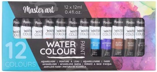 Olieverf 12 kleuren - Multicolor - Metaal / Olieverf - 12 ml - 12 Stuks ...