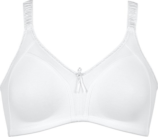 Naturana soft BH, zonder beugel wit maat 90B met Katoen | bol