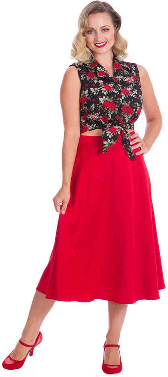 Dancing Days Blouse -XL- ROSE GARDEN Zwart | bol.com