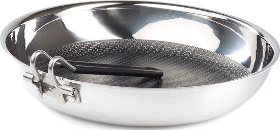 GSI Outdoors Glacier Stainless Steel Frypan - 10 Pan | bol
