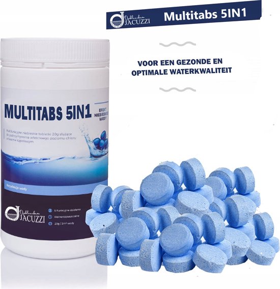 Multitabs 5in1 | De perfecte waterbalans 5in1 wateronderhoud | Zwembad ...