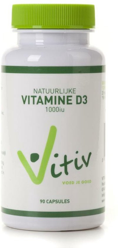 Vitiv Vitamine D3 90 capsules | bol.com