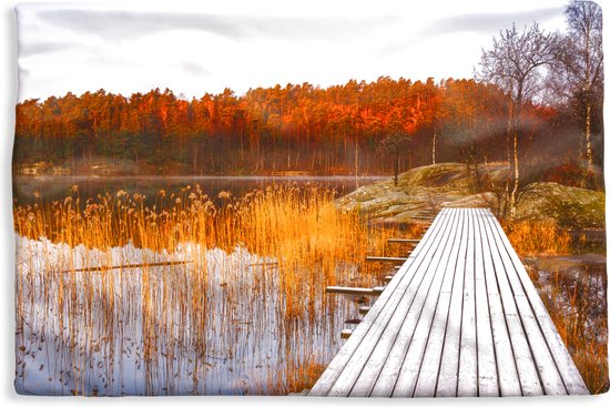 Kussenhoes 60x40 cm - Stijger bij Zweeds meer - Katoen / Polyester ...