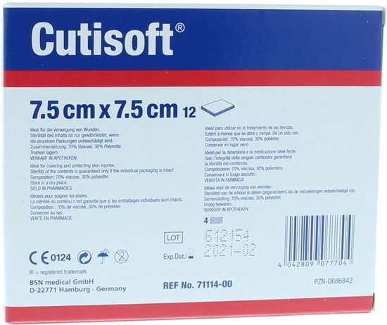 Cutisoft St 7.5X7.5 71114 | bol