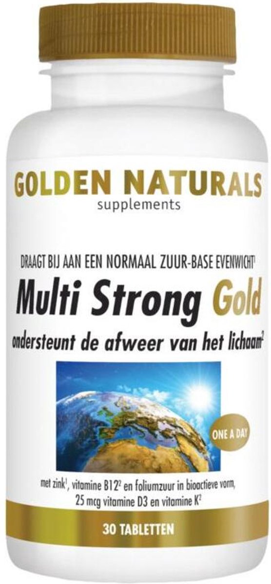 Golden Naturals Multi Gold (60 vegetarische capsules) | bol