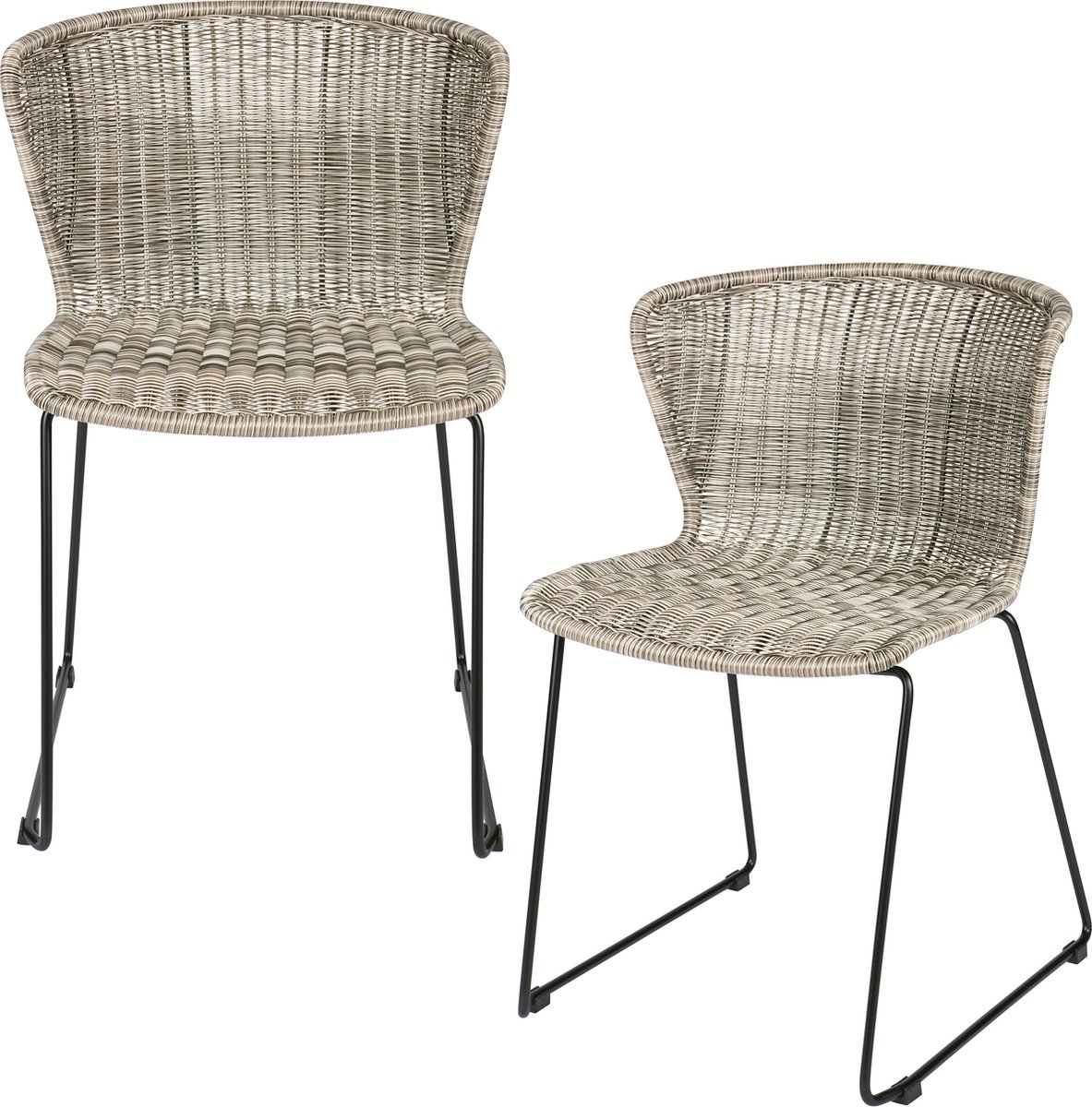 WOOOD Wings Stoel - Sunkissed - Set van 2 | bol.com