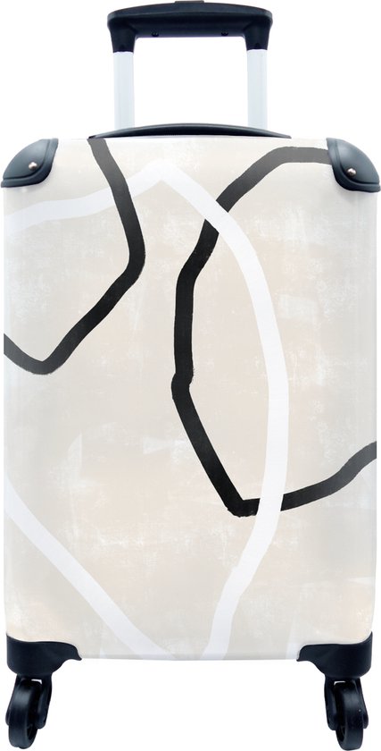 MuchoWow® Koffer - Roze - Minimalisme - Design - Past binnen 55x40x20 ...