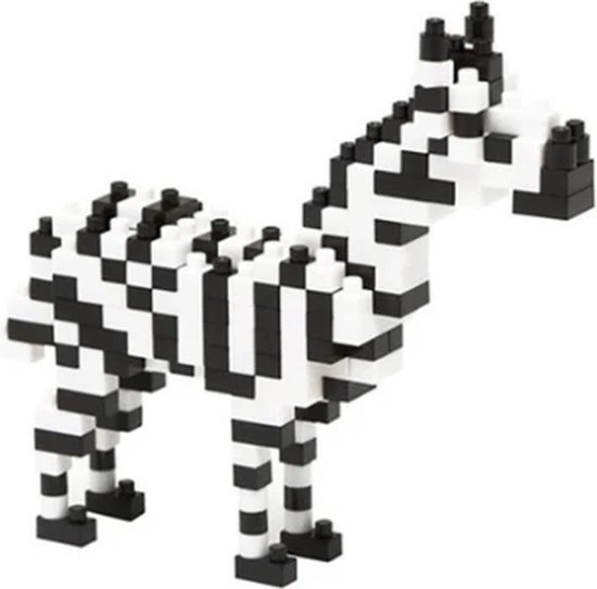 FunWithBlocks® Zebra nanoblock – 184 miniblocks | bol