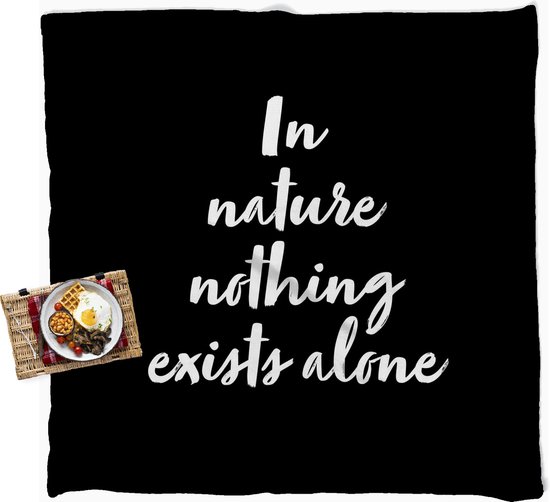 Waterdicht Picknickkleed - Geschikt als Strandlaken / Strandmat - In nature nothing... | bol.com