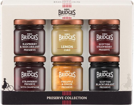 Mrs Bridges - Geschenkset Mini Preserve Collection - 6x 42g | bol