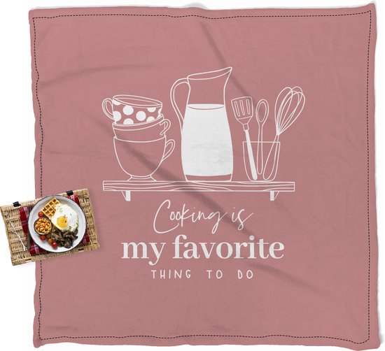 Waterdicht Picknickkleed - Geschikt als Strandlaken / Strandmat - Koken ...