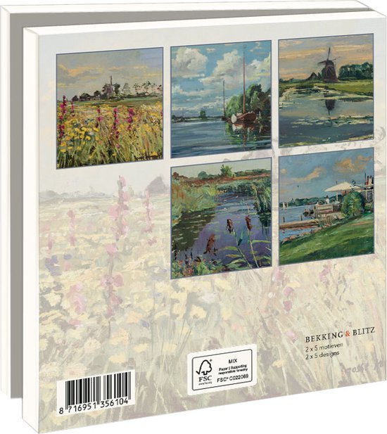 Bekking & Blitz - Wenskaartenmapje - Set wenskaarten - Kunstkaarten - Museumkaarten -... | bol