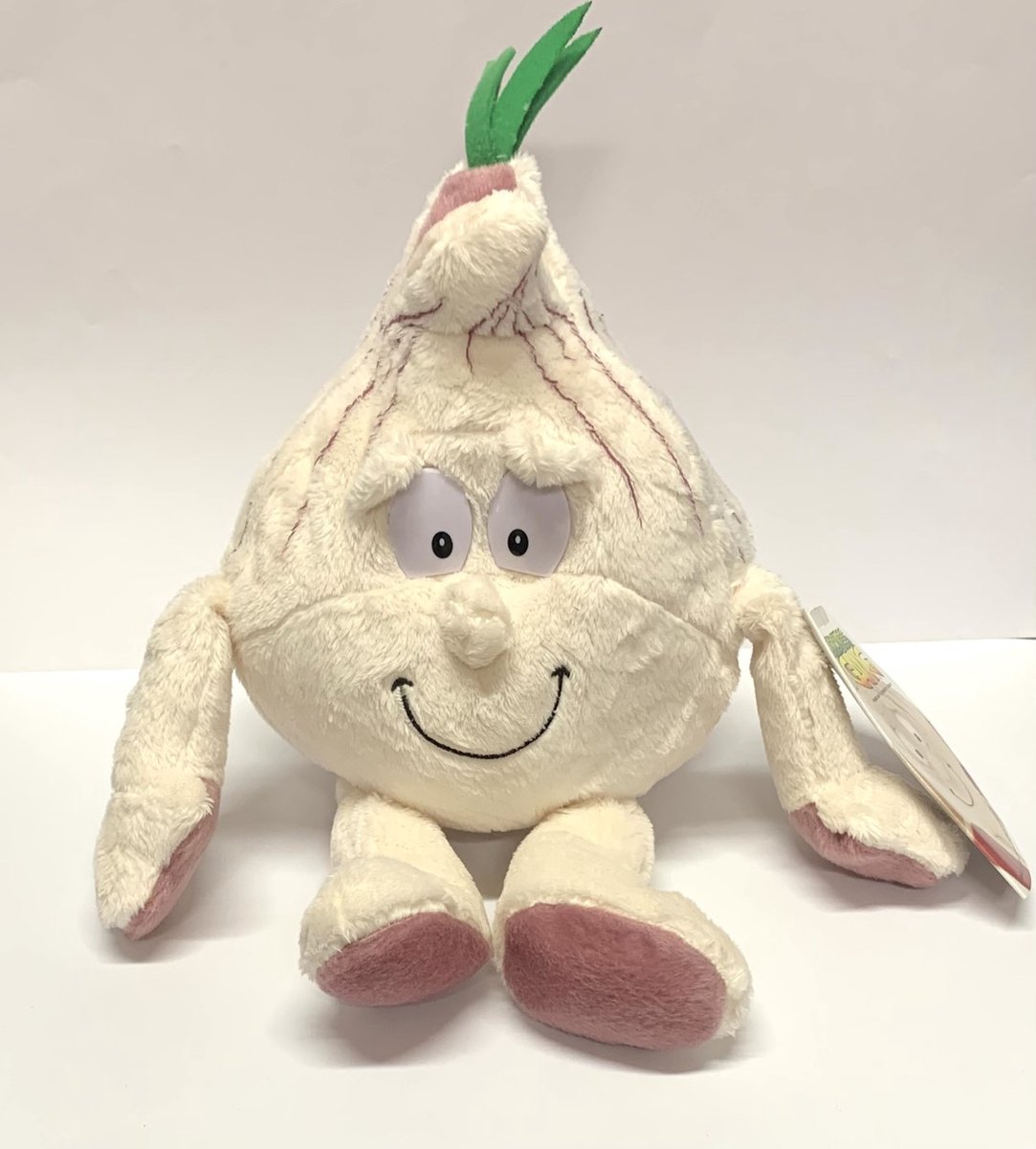 Goodness Gang - Knoflook knuffel - 20 cm - Pluche | bol