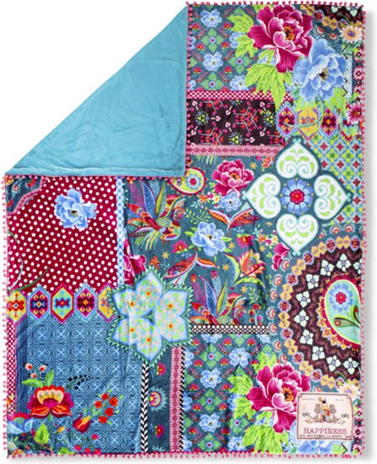 Happiness Leuke Plaid - 130x160 cm - Teddy Stof - Omkeerbaar ...