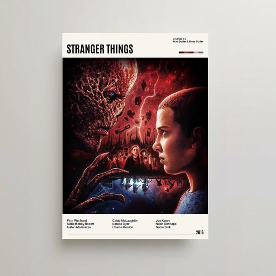 Stranger Things Poster - Minimalist Filmposter A3 - Stranger Things TV ...