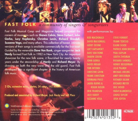 Various Artists - Fast Folk. A Community Of Singers & (CD), various ...