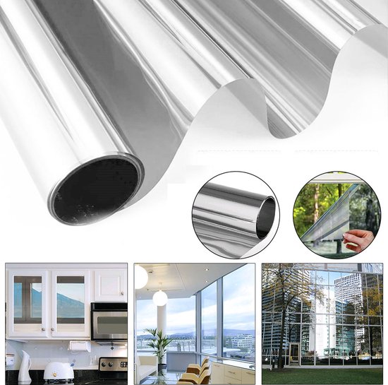 Maraprum Raamfolie - met spiegeleffect - Spiegelfolie - statisch ...