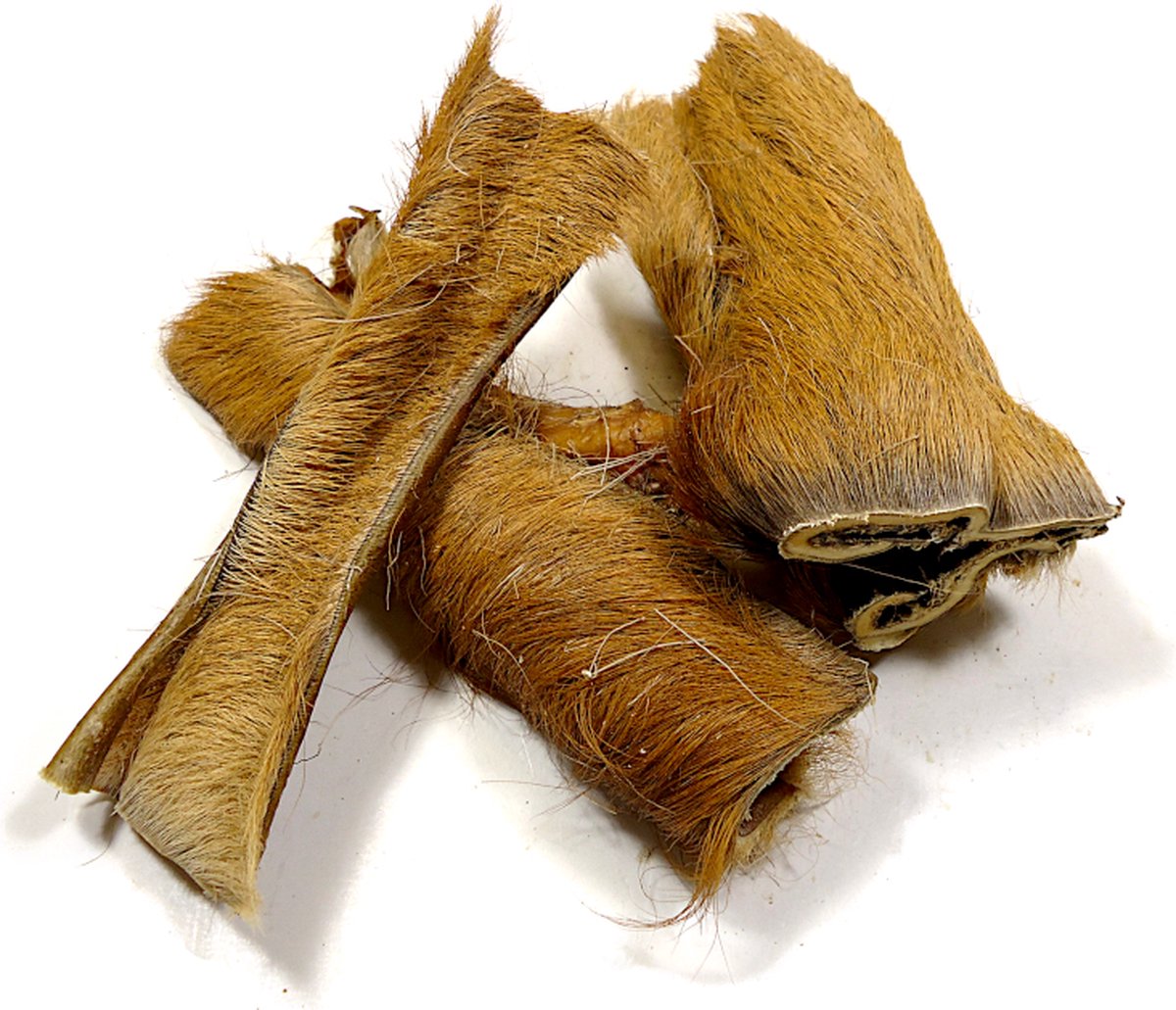 Qwisple Reehuid met Haar - Hondensnacks Huid Ree - 1 kg | bol.com