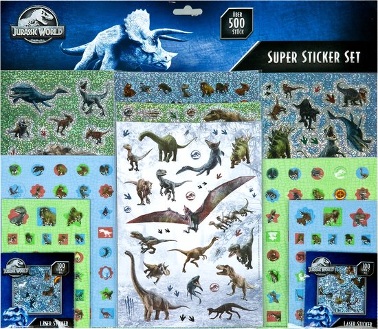 Jurassic World Super Sticker Set | bol