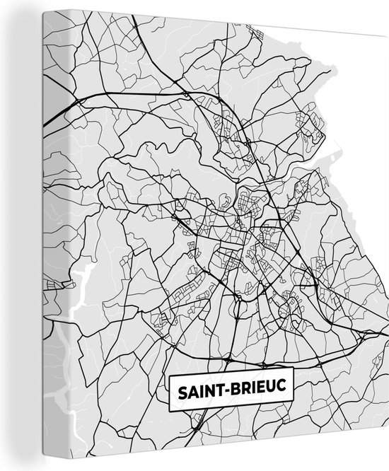 Tableau Tableau France - Carte - Carte - Saint-Brieuc - Plan de Ville ...