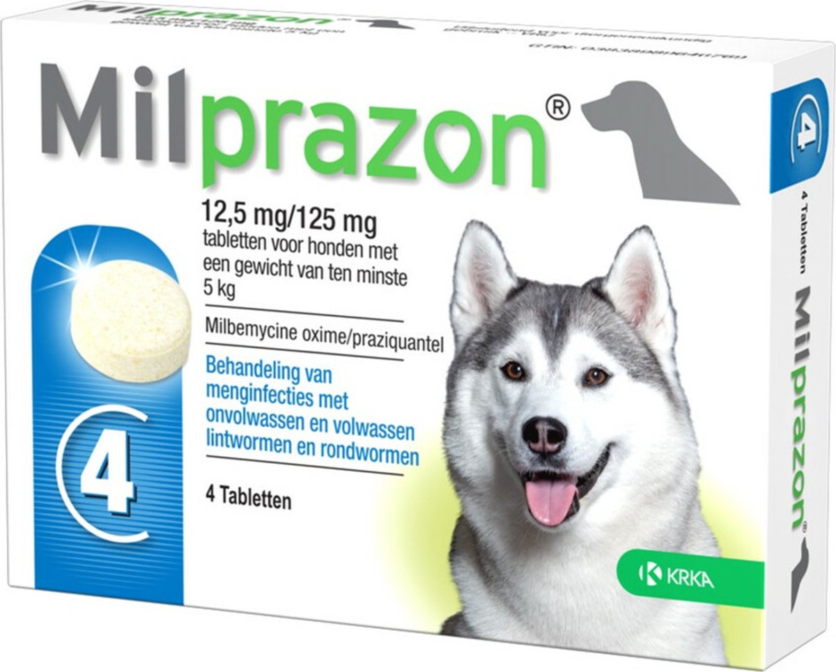Milprazon Ontworming Hond 4 tabletten | bol.com