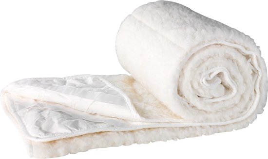 Texels Wol Matrastopper - 180 x 200-210 cm - Wollen topper voor direct ...