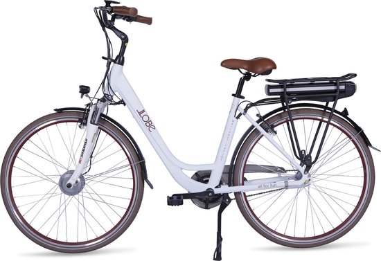 Elektrische damesfiets, city, Metrop. Joy, 50 cm, Nxs 3, 13Ah, hip wit ...