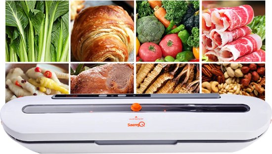 Vacumeer machine - Voor groente, fruit, vlees, vis - Wit | bol.com