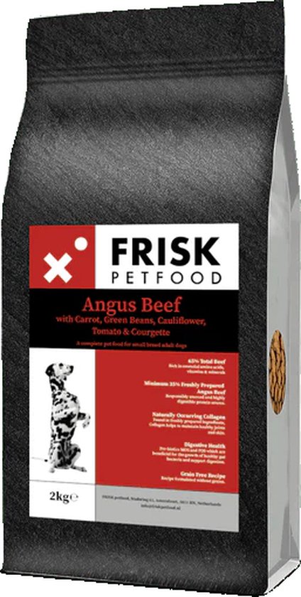 FRISK Angus Rund met 5 superfoods: Wortel, Sperziebonen, Bloemkool ...