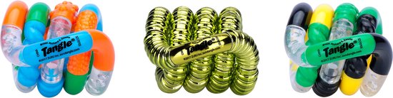 Tangle Toys - Textured Junior 3-Pack - The Original Fidget - Fidget Toy ...