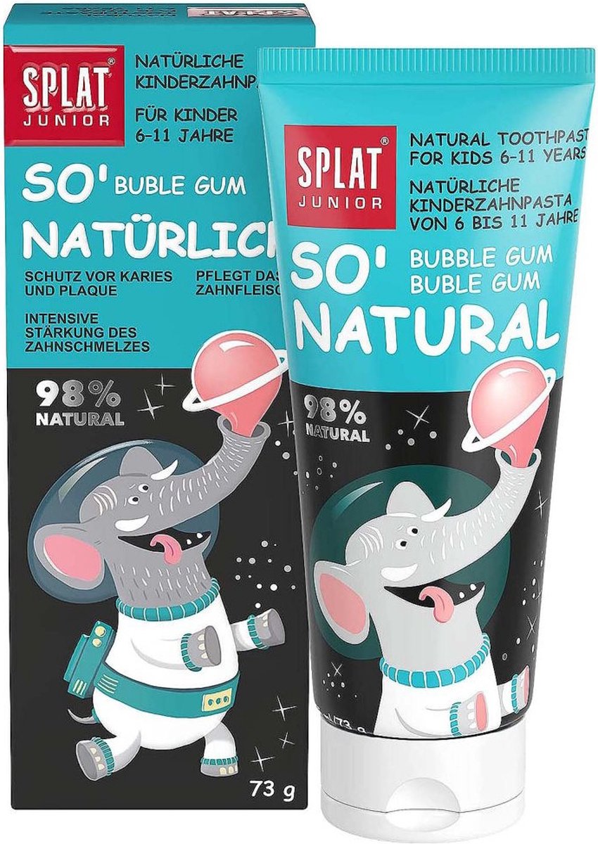 Splat Junior Bio Tandpasta (6-11 jaar) | Met Gratis Bamboe ...
