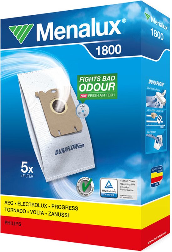 Onderdeel: Electrolux Stofzuigerzak Synthetisch S-Bag 1800 5 | bol
