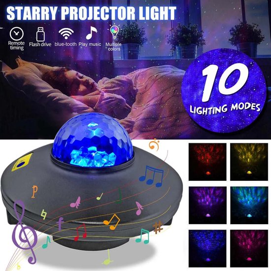 Harmony Life Sterrenprojector met speaker en afstandsbediening ...