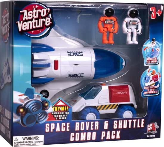 Astro Venture Space Rover & Shuttle combo Speelset | bol