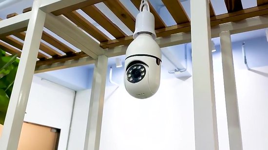 PuroTech Beveiligingscamera - IP Camera - E27 Dikke Fitting- Spy Camera - 2-Weg Audio... | bol.com